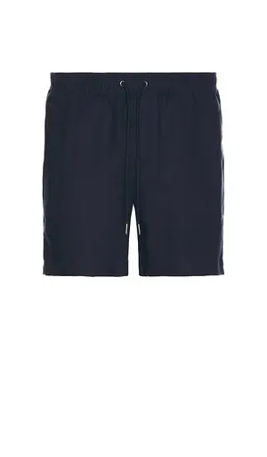 Onia Air Linen Pull-on Shorts 6 - Navy