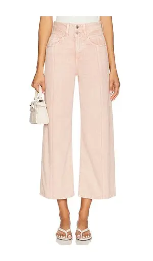Veronica Beard Taylor Cropped Wide Leg Jeans