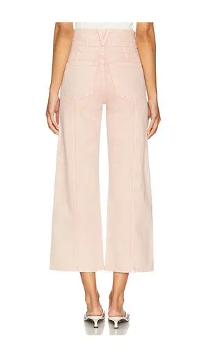 Veronica Beard Taylor Cropped Wide Leg Jeans