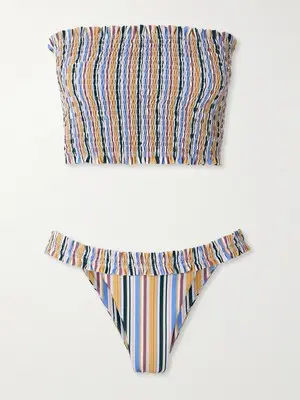 Faithfull The Brand Elisa Striped Recycled Bikini - Multi