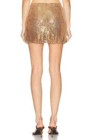 Retrofete Pax Embellished Skirt - Ecru