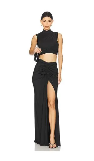 Superdown Brioni Skirt Set - Black