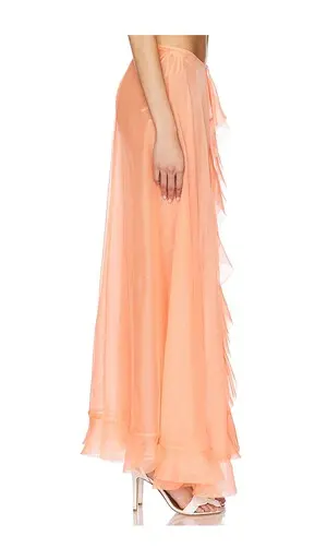 SHANI SHEMER Or Maxi Skirt - Peach