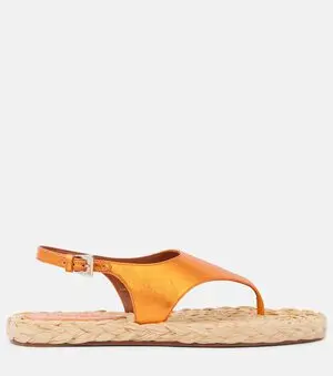 Paris Texas Metallic Leather Thong Sandals