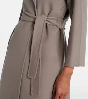 Max Mara Esturia Virgin Wool Coat - Grey