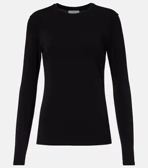 Max Mara Ortensia Long-sleeve Top - Black