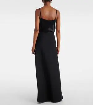 Max Mara Vernice Jersey Maxi Skirt