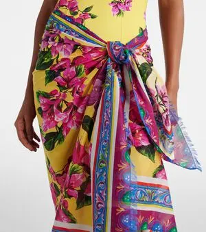 Dolce & Gabbana Floral Cotton Cover-up - Multicoloured