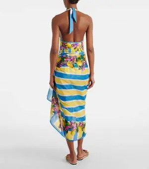 Dolce & Gabbana Floral Cotton Cover-up - Multicoloured