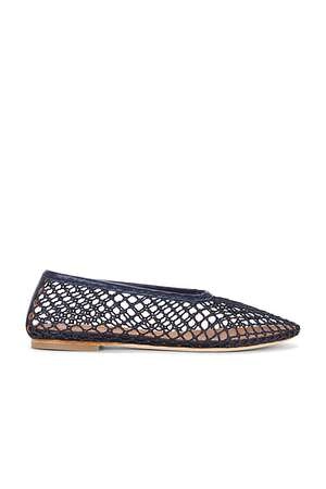 Staud Alba Ballet Flat - Navy