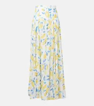 ALEXANDRA MIRO Jamie Sheer Maxi Skirt