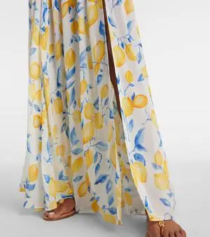 ALEXANDRA MIRO Jamie Sheer Maxi Skirt