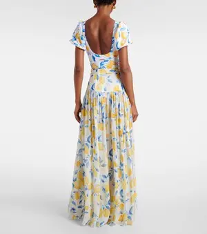 ALEXANDRA MIRO Jamie Sheer Maxi Skirt