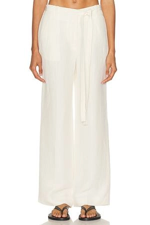 Proenza Schouler Maggi Wide Leg Trousers - Ecru