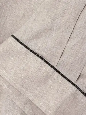 Brunello Cucinelli Embellished Linen Shirt