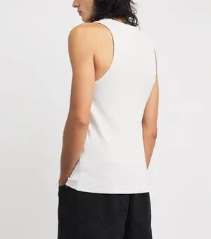 AGOLDE Ribbed Viggo Tank Top - Grey