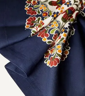 La DoubleJ Windflower Placee Linen Tablecloth