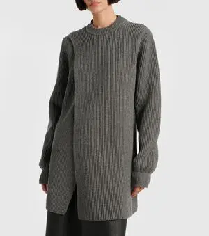 JIL SANDER Ribbed Wool Sweater