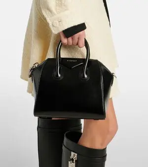 Givenchy Antigona Mini Leather Tote - Black