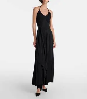 Alaïa Draped Maxi Dress