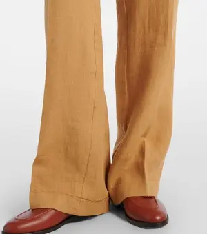 Polo Ralph Lauren Linen Wide-leg Trousers