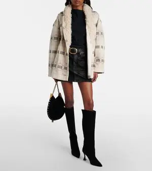 Manolo Blahnik Suede Knee-high Boots