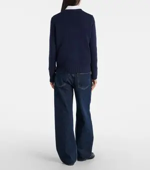 Polo Ralph Lauren Polo Bear Intarsia Cotton And Linen Sweater - Blue
