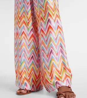 Missoni Zigzag Wide-leg Trousers