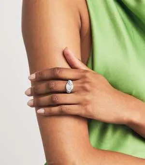 Shay Diamond And Gold Evil Eye Ring