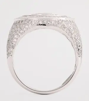 Shay Diamond And Gold Evil Eye Ring