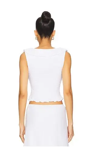 GUIZIO Paloma Smocked Top