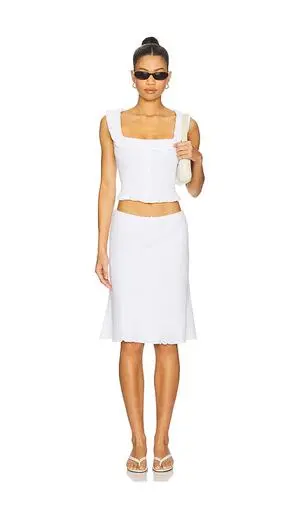 GUIZIO Paloma Smocked Top