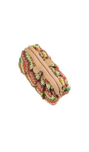 OLGA BERG Amalia Petite Gathered Clutch