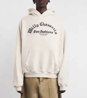WILLY CHAVARRIA Cotton Logo Hoodie