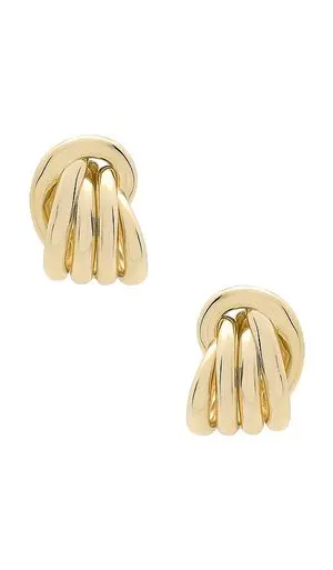 Shashi Roux Earrings - Metallic Gold