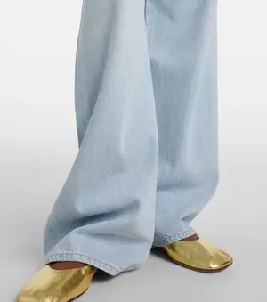 Citizens Of Humanity Brynn Low-rise Wide-leg Jeans - Blue