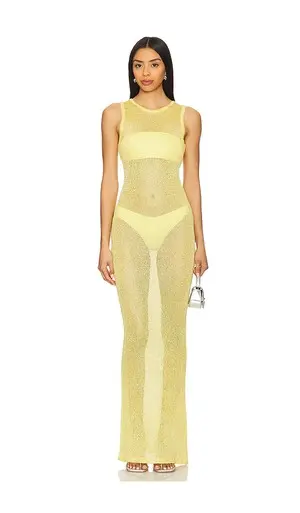 Superdown Alix Maxi Dress - Yellow
