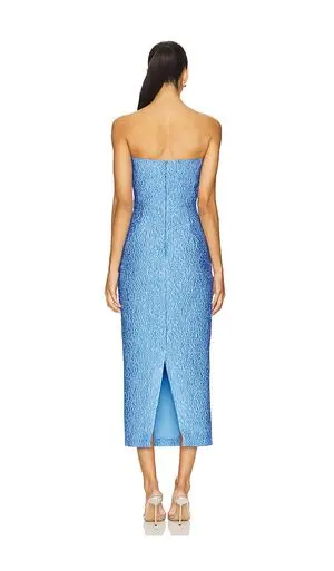 SAU LEE Jackie Jacquard Midi Dress