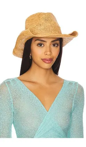NIKKI BEACH Diano Cowboy Hat - Brown