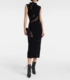 GIANVITO ROSSI Leather Lace-up Boots