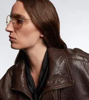 Saint Laurent Tone Aviator Sunglasses