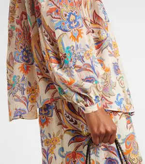Etro Paisley Cotton Blouse