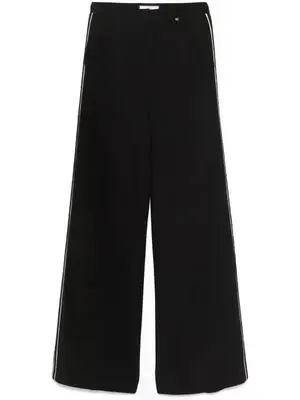 NISSA High-waisted Trousers With Side Stripe Detailing