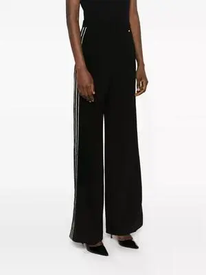 NISSA High-waisted Trousers With Side Stripe Detailing