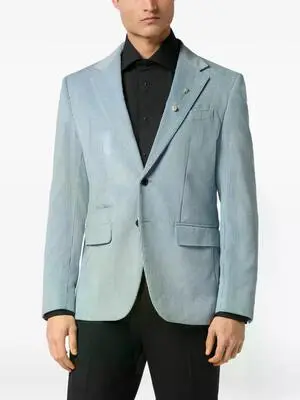 Philipp Plein Single-breasted Blazer - Blue
