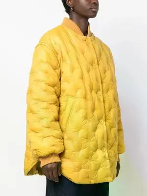 SHERPA Embossed Detail Padded Jacket