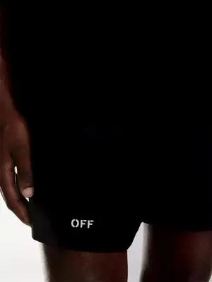 Off-White Logo-print Swim Shorts