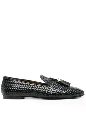 GIUSEPPE ZANOTTI Woven Tassel Loafers