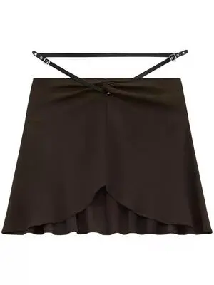 COURREGES Ellipse Mini Skirt - Brown