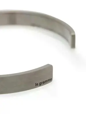 Le Gramme 21g Brushed Ribbon Cuff Bracelet